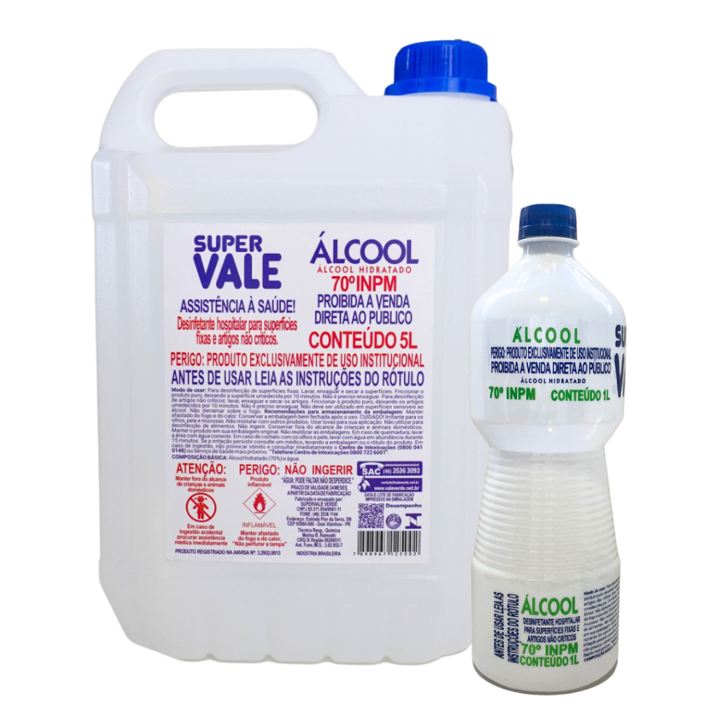Álcool em Gel 70° - Super Vale